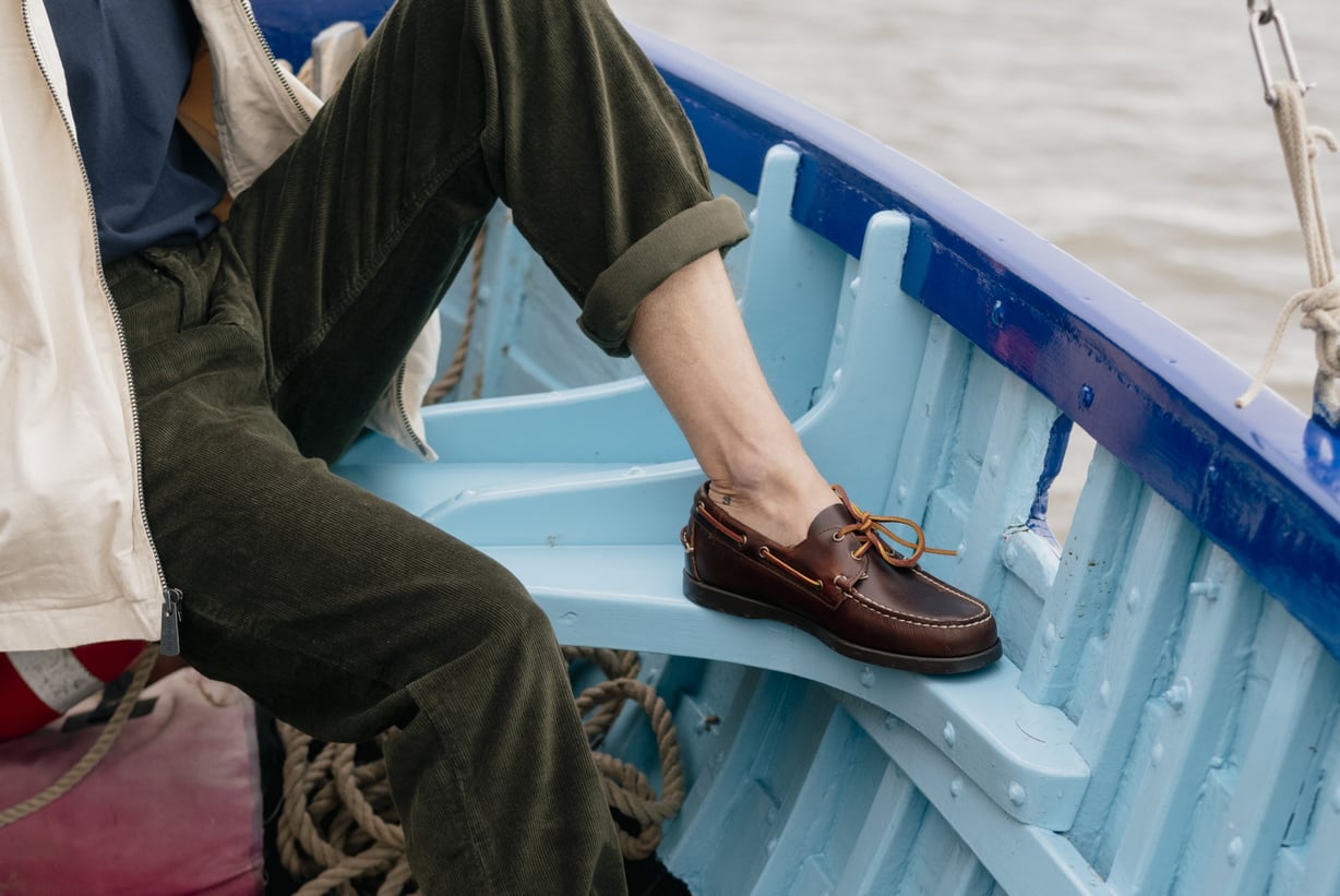 Mens Sebago Classic Dan Shoes In Black | Soletrader